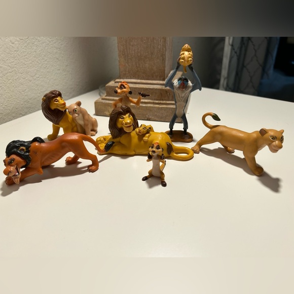 Disney | Toys | Vtg 9s Disney Lion King Pvc Play Set Figures Plastic ...